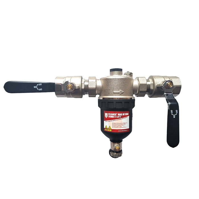 CLEANEX MAG HF MAX - 1 1/4" (35MM) - Filtru magnetic pentru instalatia ...